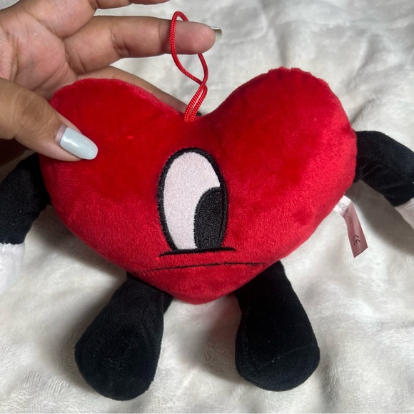 Bad Bunny | Other | Small Bad Bunny Uvst Heart Plush | Poshmark